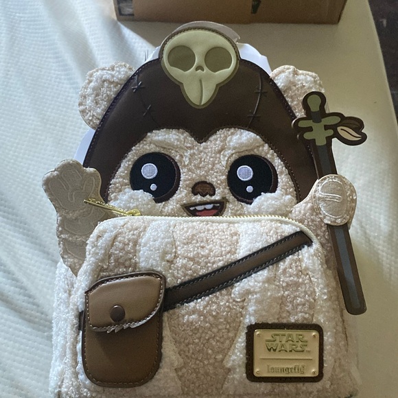 Loungefly | Bags | Loungefly Star Wars Ewok Cosplay Mini Backpack ...